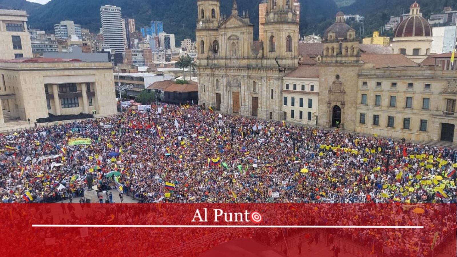 “No llenamos la Plaza de Bolívar, llenamos el centro de Bogotá ...