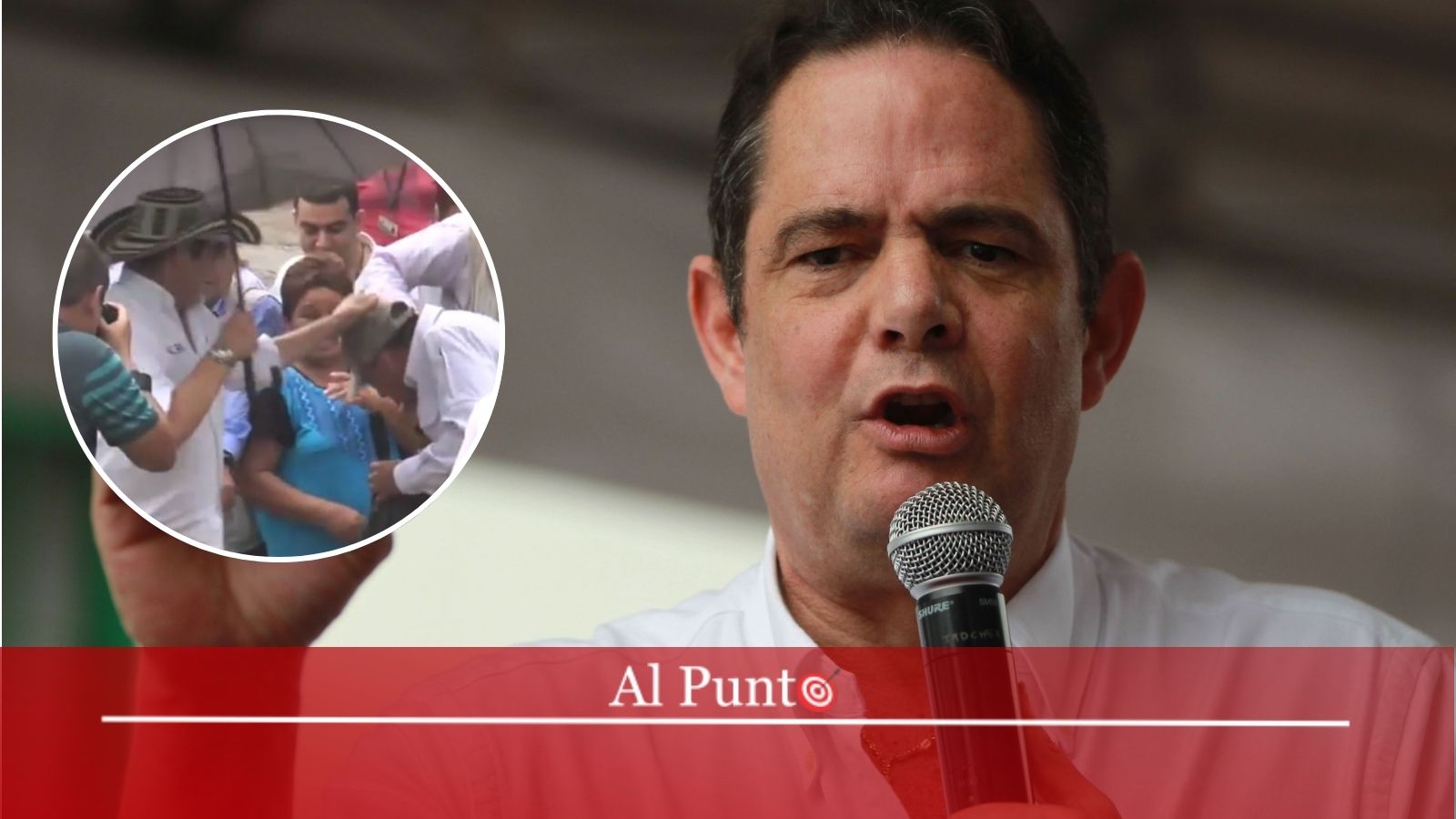 Germán Vargas Lleras repite la historia del coscorrón: se dejó llevar ...